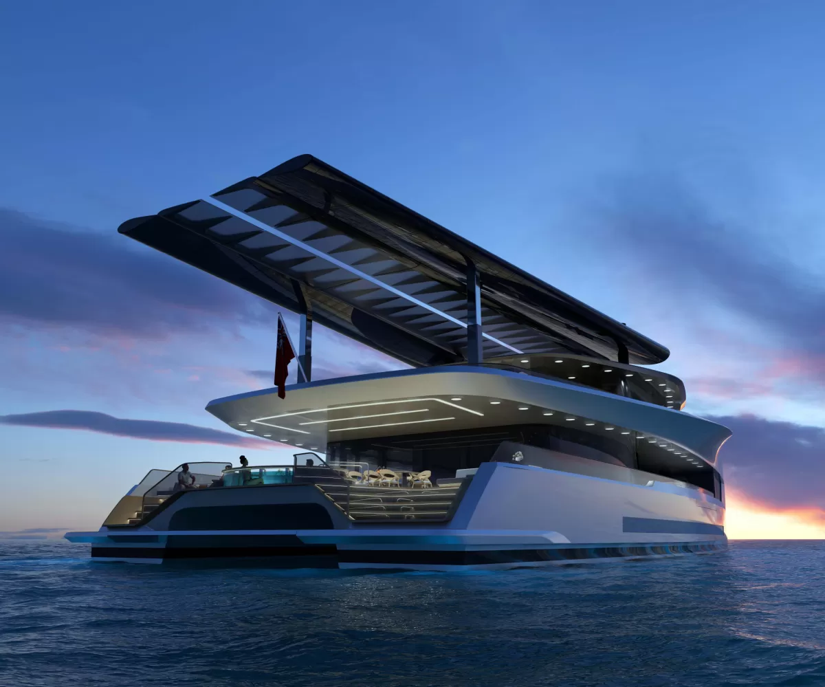 Innovative Solid Wing Catamaran at Monaco 2025